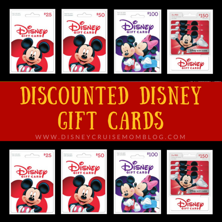 Discounted Disney Gift Cards Disney Cruise Mom Blog Discounted Disney Gift Cards Disney Cruise Mom Blog
